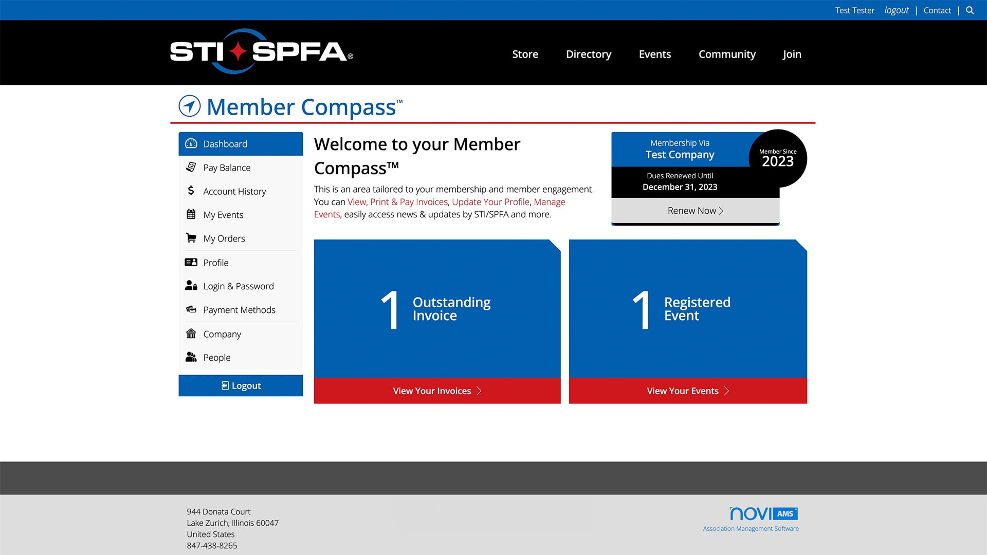 STI/SPFA Member Compass Is Live - STI/SPFA