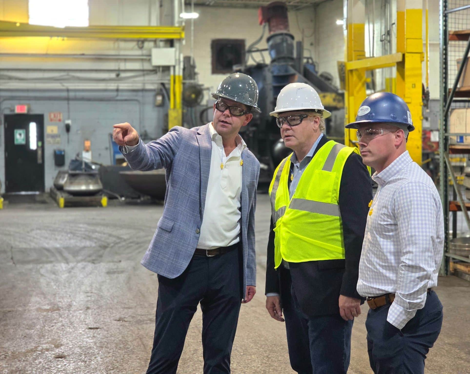 Congressman Warren Davidson & Treasurer Robert Sprague Visit Brighton ...